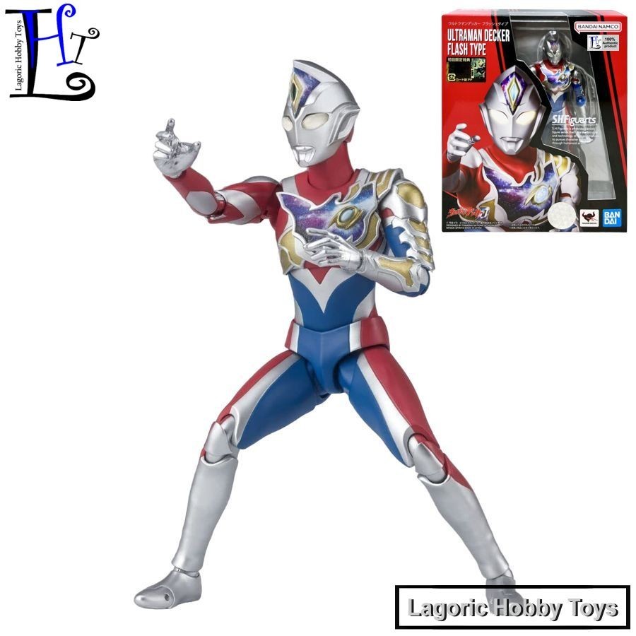 Jual SHF Ultraman Decker Flash Type Bandai Mainan Figure | Shopee Indonesia
