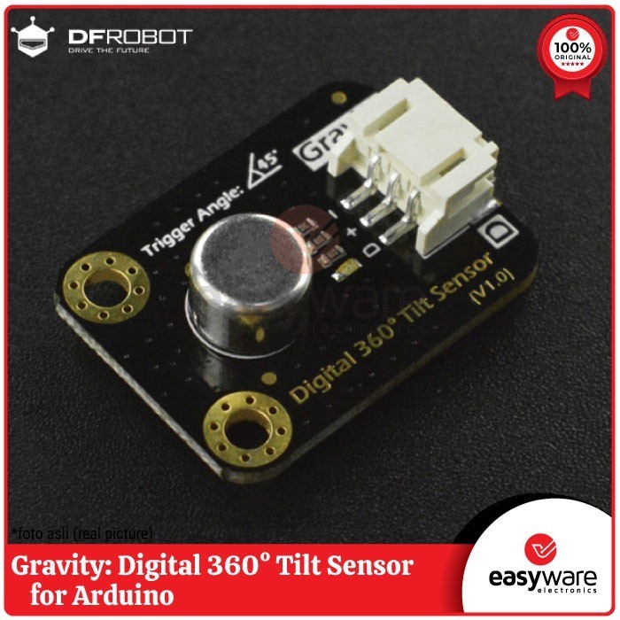 Jual DFRobot Tilt Sensor Arduino Gravity: Digital 360 degree Tilt ...
