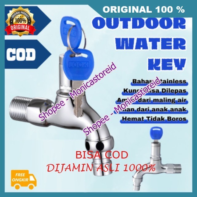 Jual Outdoor Water Key Kran Taman Kunci Stainless Hemat Air 100% ...