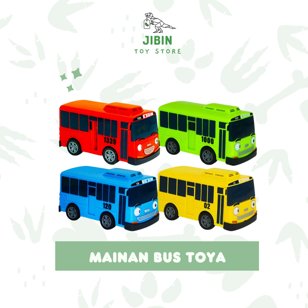 Jual JIBIN Mainan Anak Bus Tayo Set Go Go Toya Bus Isi 4 Pcs | Shopee ...