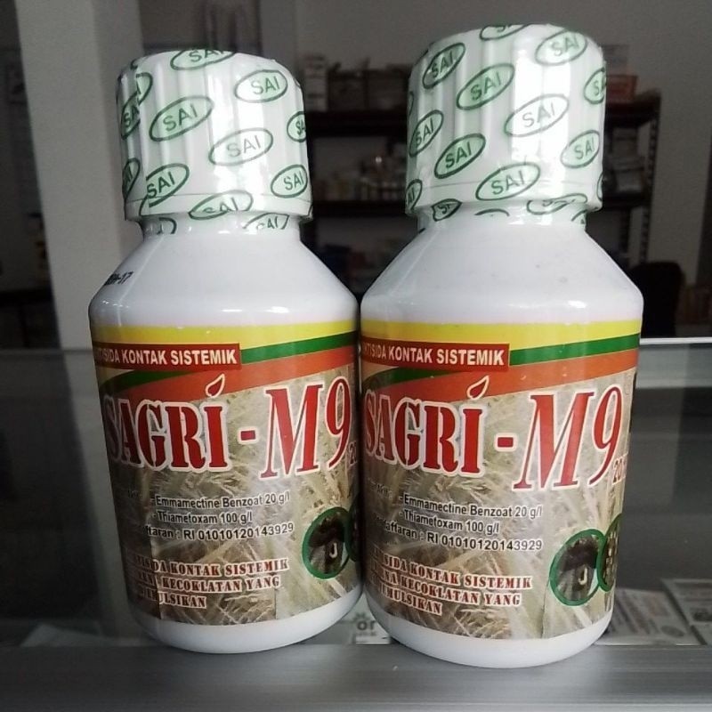 Jual Insektisida Sagri M9 20/100 EC Obat Ampuh Basmi ulat pada tanaman padi bawang kacang hijau ...