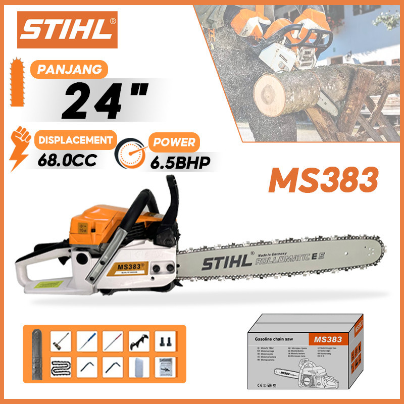 Jual STIHL 24inch Mesin Potong Kayu 68CC Senso Chainsaw 2Tak Gergaji Potong Pohon Kayu Gergaji ...