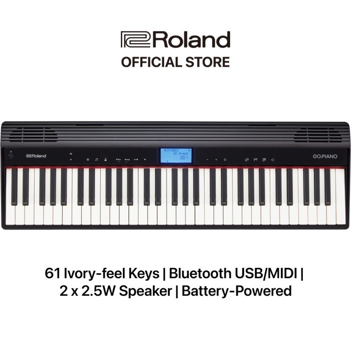 Jual Roland GO:PIANO Digital Portable Piano Keyboard 61 Keys GO-61P | Shopee Indonesia