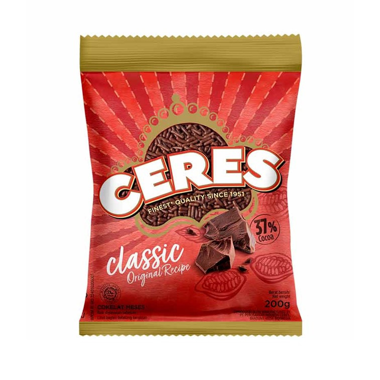 Jual CERES Hagelslag Cokelat Meises Classic 200 g | Shopee Indonesia