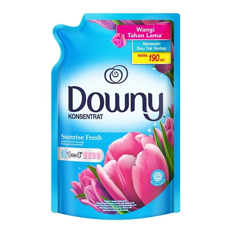 Jual Downy Pelembut dan Pewangi Pakaian Konsentrat Sunrise Fresh 950 ml | Shopee Indonesia