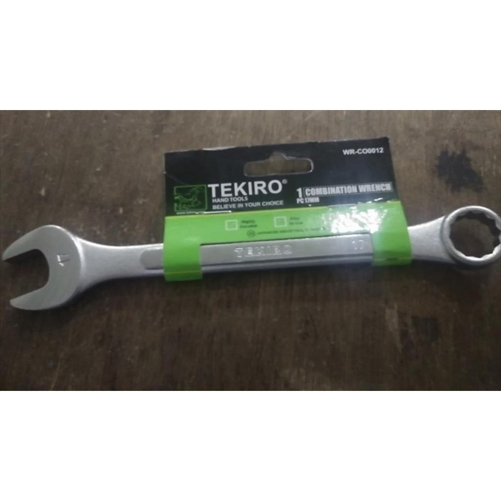 Jual Kunci Ring Pas Combination Wrench 17 mm Tekiro Asli Japan | Shopee Indonesia