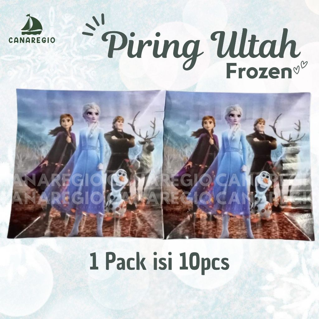 Jual Piring Kertas / Kue Ulang Tahun Paper Plate Alas Tart Frozen ...