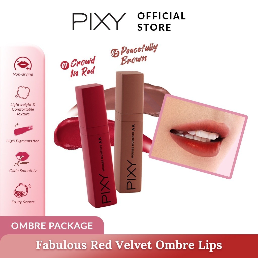 Jual Fabulous Red Velvet Ombre Lips | Shopee Indonesia
