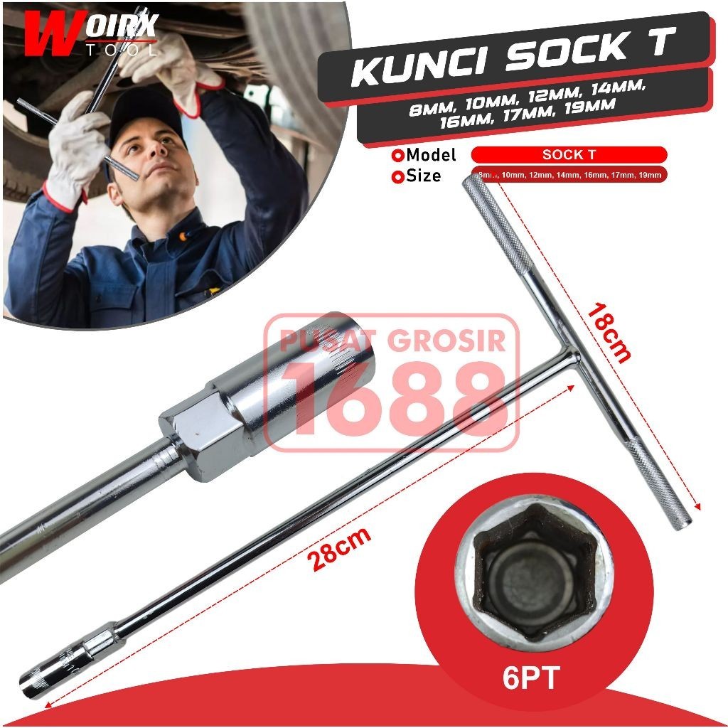 Jual Kunci T Ukuran 8mm 10mm 12mm 14mm 16mm 17mm 19mm | Shopee Indonesia