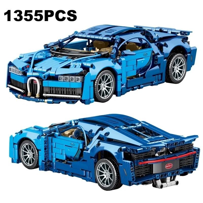 Jual Technical Bugatti Building Blocks Lamborghini Hypercar Racing Car ...