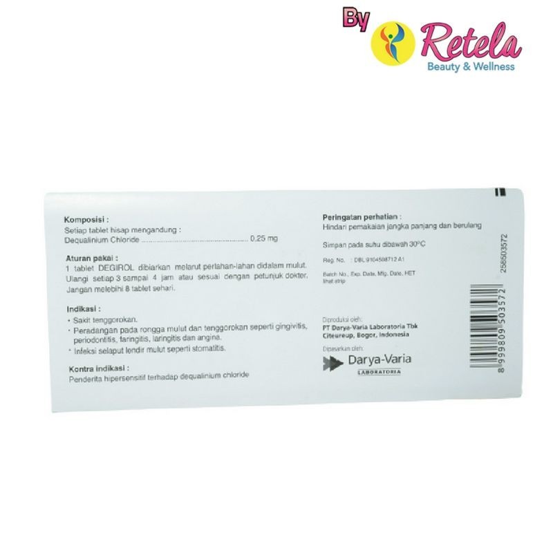 Jual DEGIROL LOZENGES 1 STRIP 10 TABLET | Shopee Indonesia