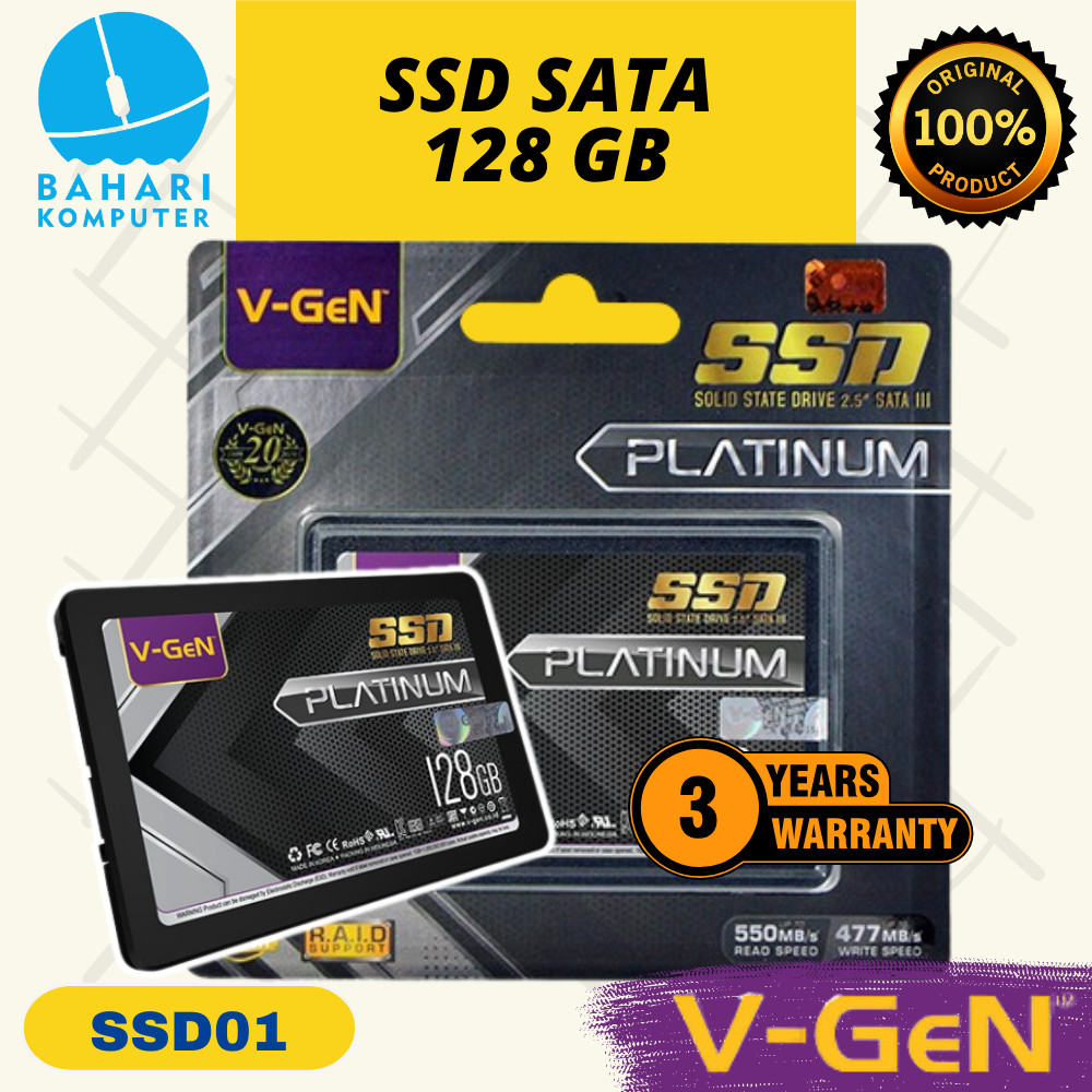 Jual SSD Vgen 128gb SATA 3 | SSD Laptop Komputer Vgen 128gb sata 3 ...