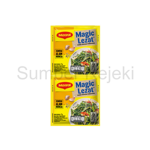 Jual MAGGI MAGIC LEZAT BUMBU PENYEDAP RENTENG ISI 12PCS @7G | Shopee ...