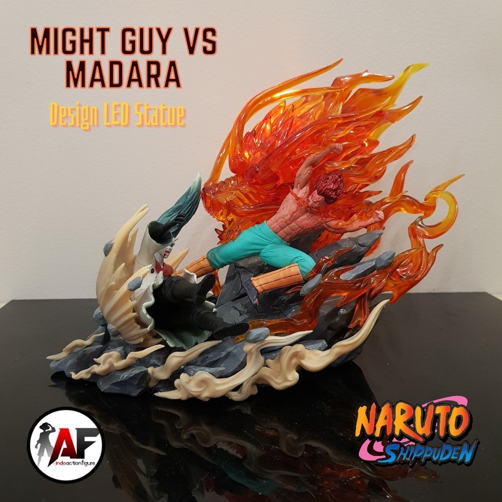 Jual Statue Naruto Might Guy vs Madara Battle Sky Top Studio design ...