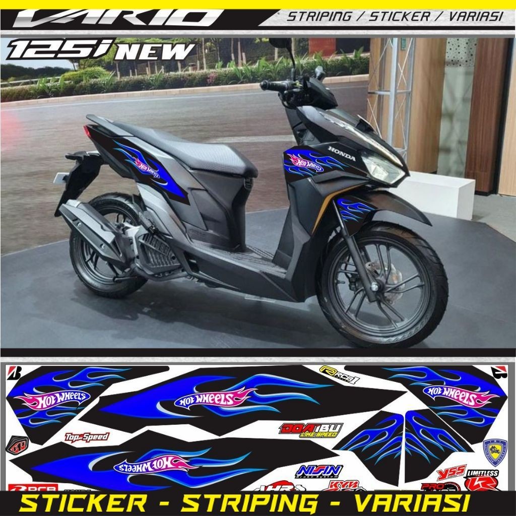 Jual VARIASI SETRIPING / sticker variasi motor new vario 125 iss cbs ...