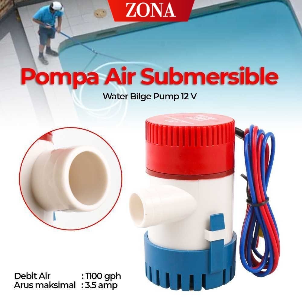 Jual ZONA Pompa Air Submersible Water Bilge Pump 12 V - CH8028 | Shopee ...