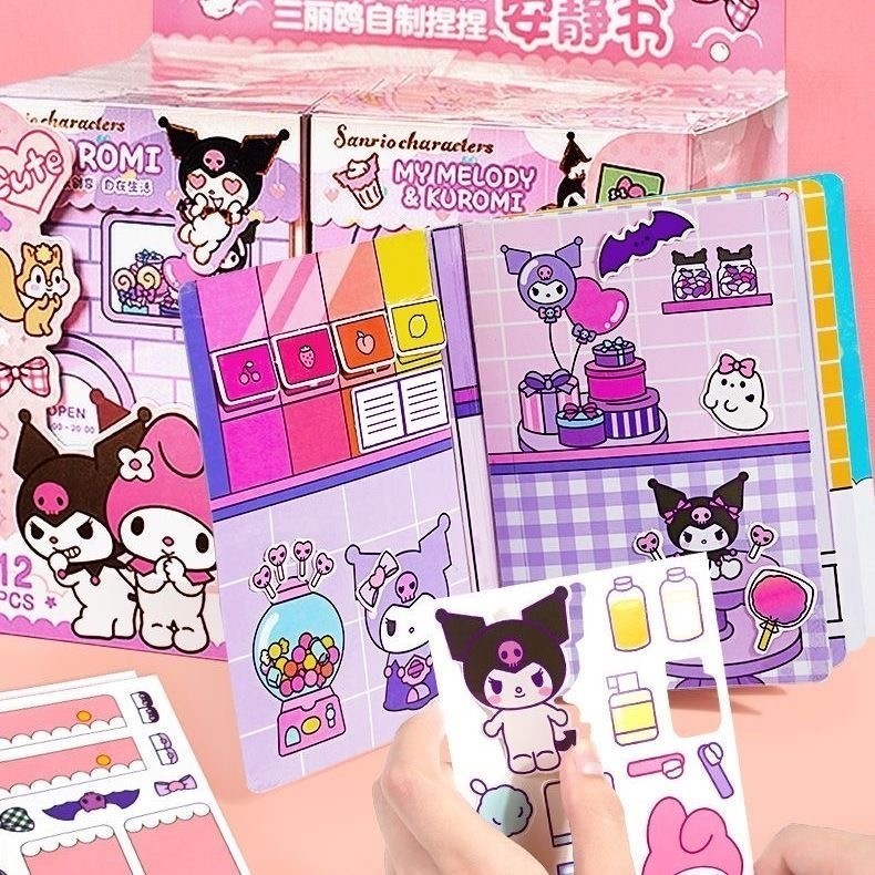 Jual DIY Sanrio Quiet Book/MY MELODY KUROMI Quiet Book/Mainan Edukasi ...