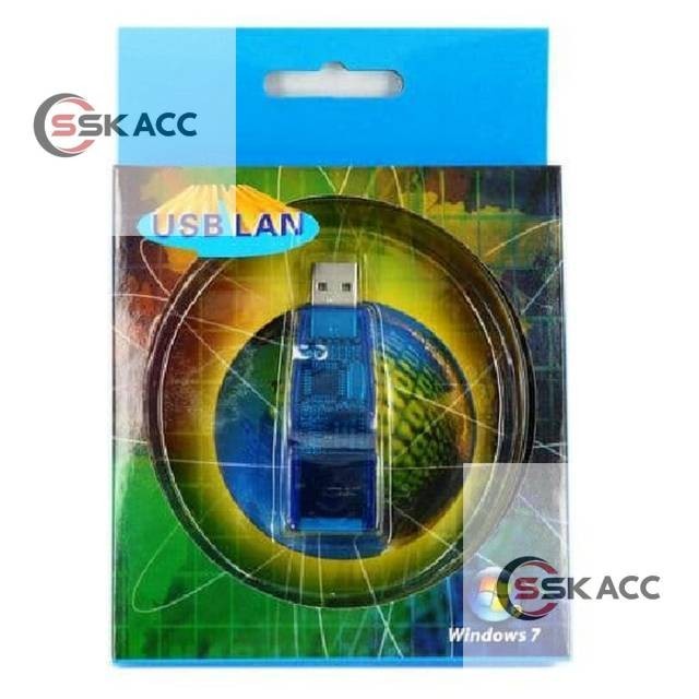 Jual USB to LAN RJ45 Ethernet Adapter Biru SSKACC-KOMPUTER | Shopee ...
