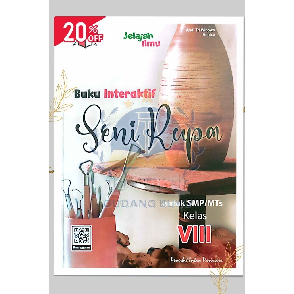 Jual Buku interaktif Seni Rupa Kelas VIII/8 SMP/MTS Kurikulum Merdeka Intan pariwara Tahun 2024 ...