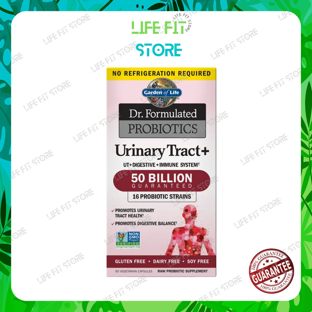 Jual Probiotics Urinary Tract Garden of life 50 bill probiotik ...