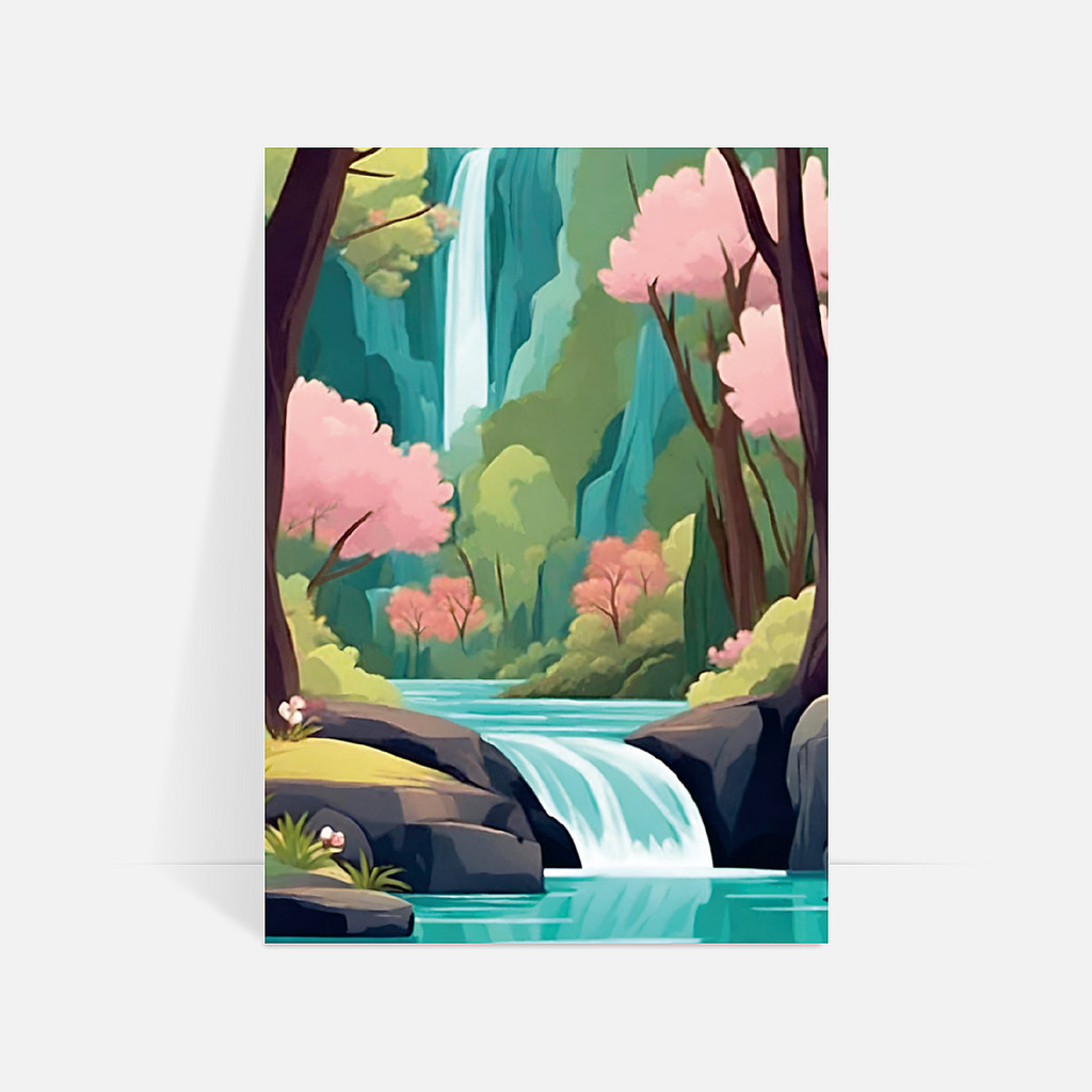 Jual Large Poster Sungai Ditengah Hutan | Shopee Indonesia