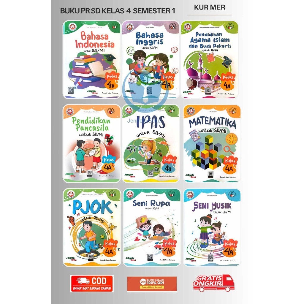 Jual Buku Pr/Lks SD Kelas 4 Kurmer Semester 1 & 2 KURIKULUM MERDEKA Intan pariwara Tahun 2024 ...