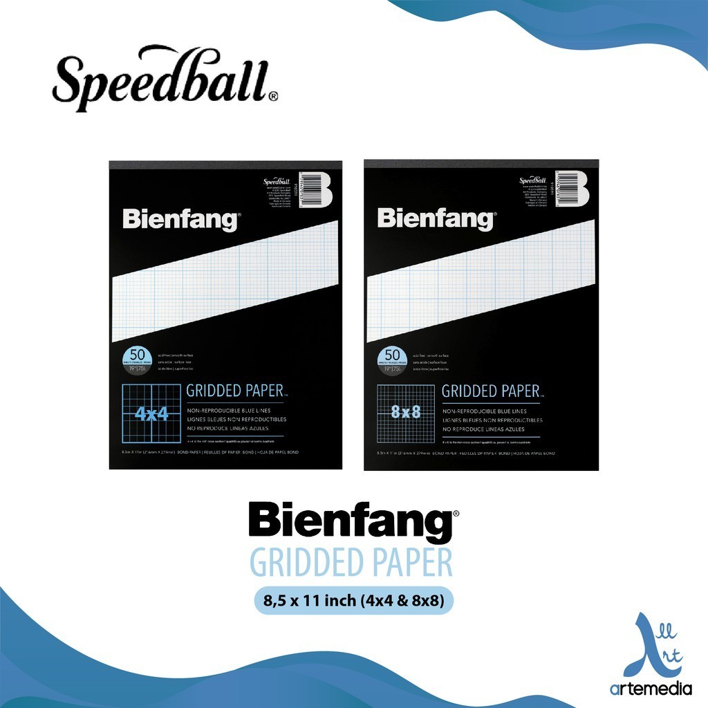Jual Speedball Bienfang 8,5x11 inch Grid Paper Pad Kertas Gambar ...