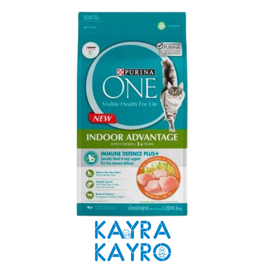 Jual Purina ONE Indoor Advantage Adult Cat 1.2 kg - Makanan Kucing ...