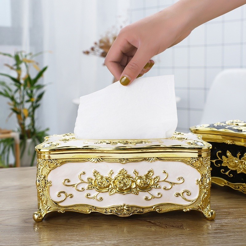 Jual 18CM Mewah tuba Kotak Tisu Kotak Handuk Kertas Kotak Tisu Cantik ...