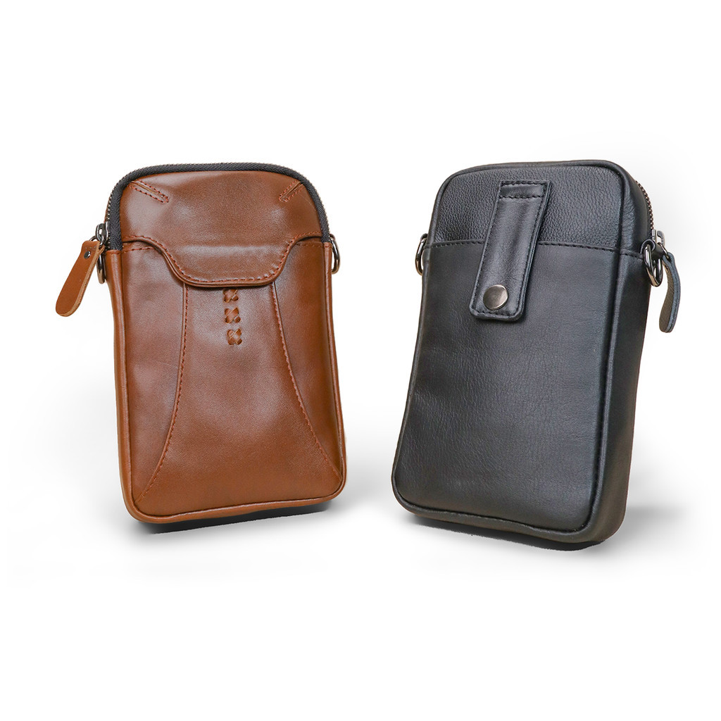 Jual JOY Tas Selempang HP Kulit Asli Pria Wanita | Shopee Indonesia