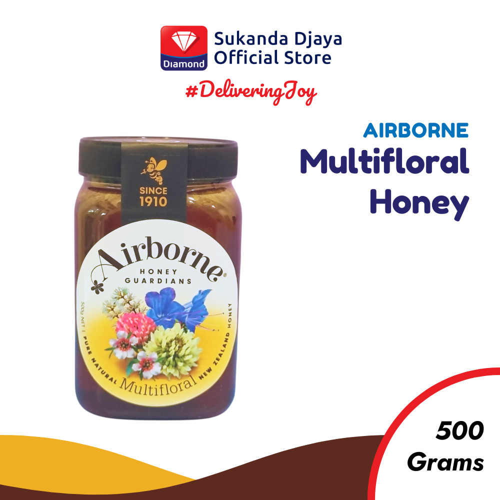 Jual Airborne Madu Multifloral Honey 500 Gr | Shopee Indonesia