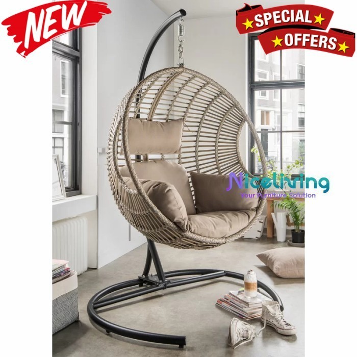 Jual Ayunan Rotan Sintetis Gantung Terbaru Ayunan Rotan Modern Terbaik
