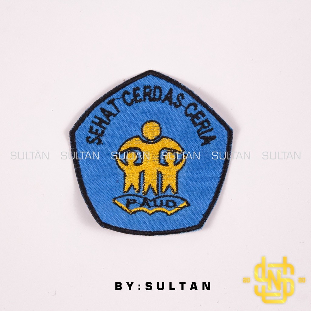 Jual Bordir BORDIR LOGO OSIS PRAMUKA Atribut Sekolah Bet/Badge /Logo ...