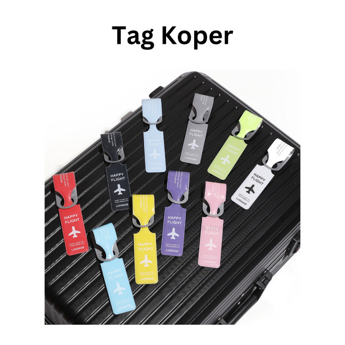Jual Luggage Name Tag Tas Koper / Tas Bagasi / Gantungan Tag Nama ...
