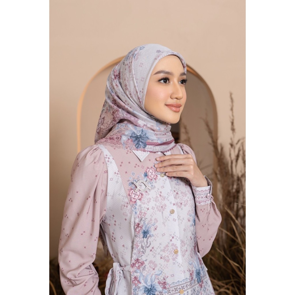 Jual Wearing Klamby - Kalola Scarf - Peach Whip | Shopee Indonesia