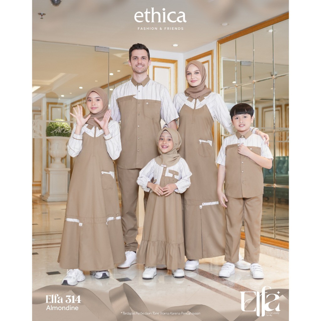 Jual Ethica Sarimbit Keluarga Elfa 314 Almondine Sarimbit Keluarga 2025 | Shopee Indonesia