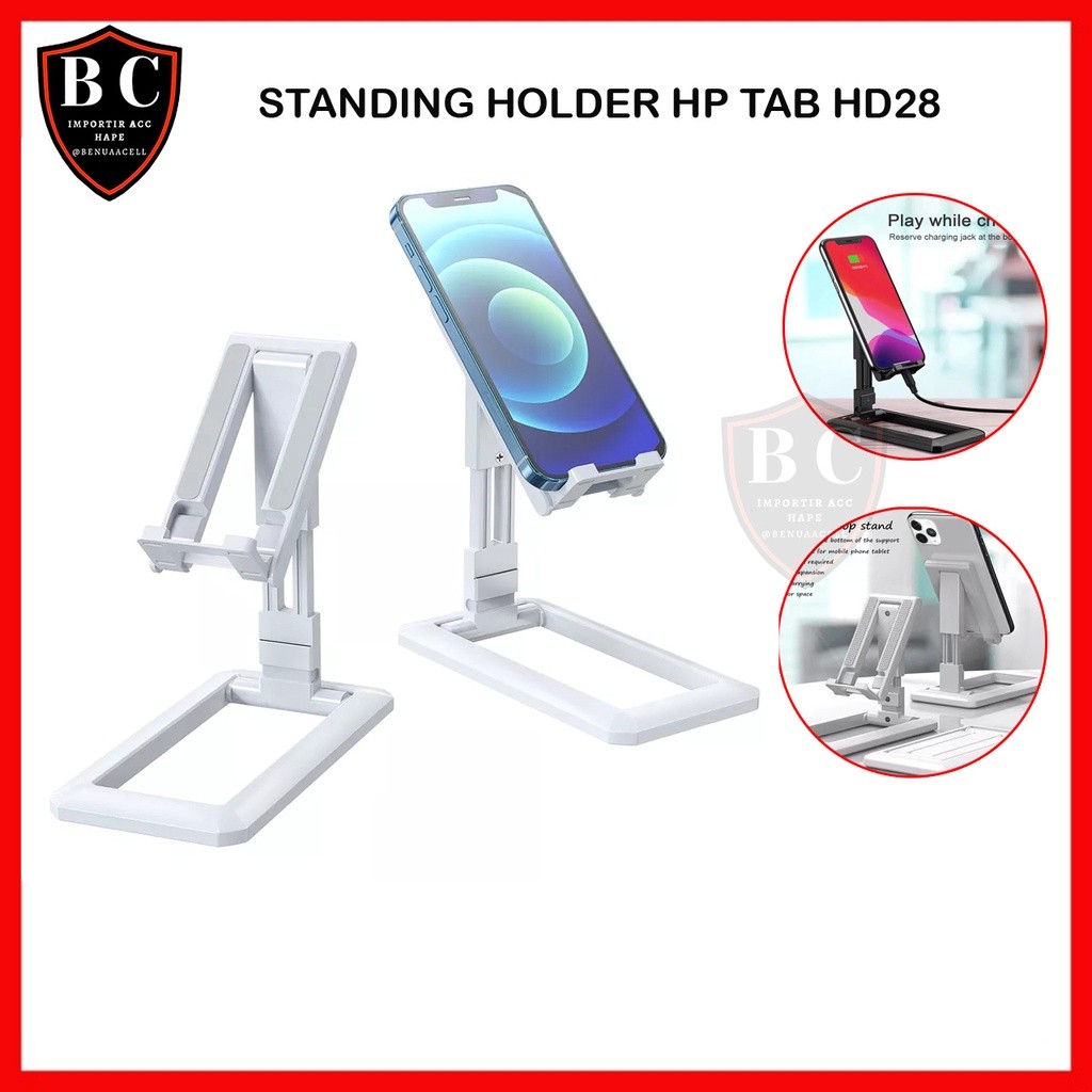 Jual FOLDING STAND HOLDER HP TABLET HD-28 / STANDING HOLDER HP TAB HD28 ...