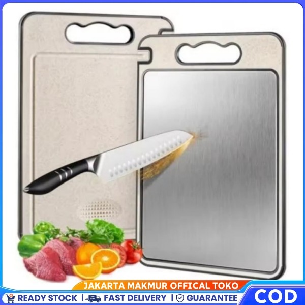 Jual Stainless 316 Talenan Dapur Dua Sisi Potong Daging Buah Sayur ...