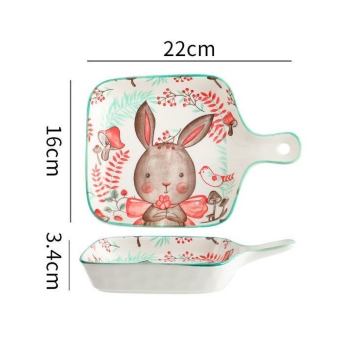 Jual Cartoon Baking Pan - Piring Cantik, Piring Lucu, Piring Keramik ...