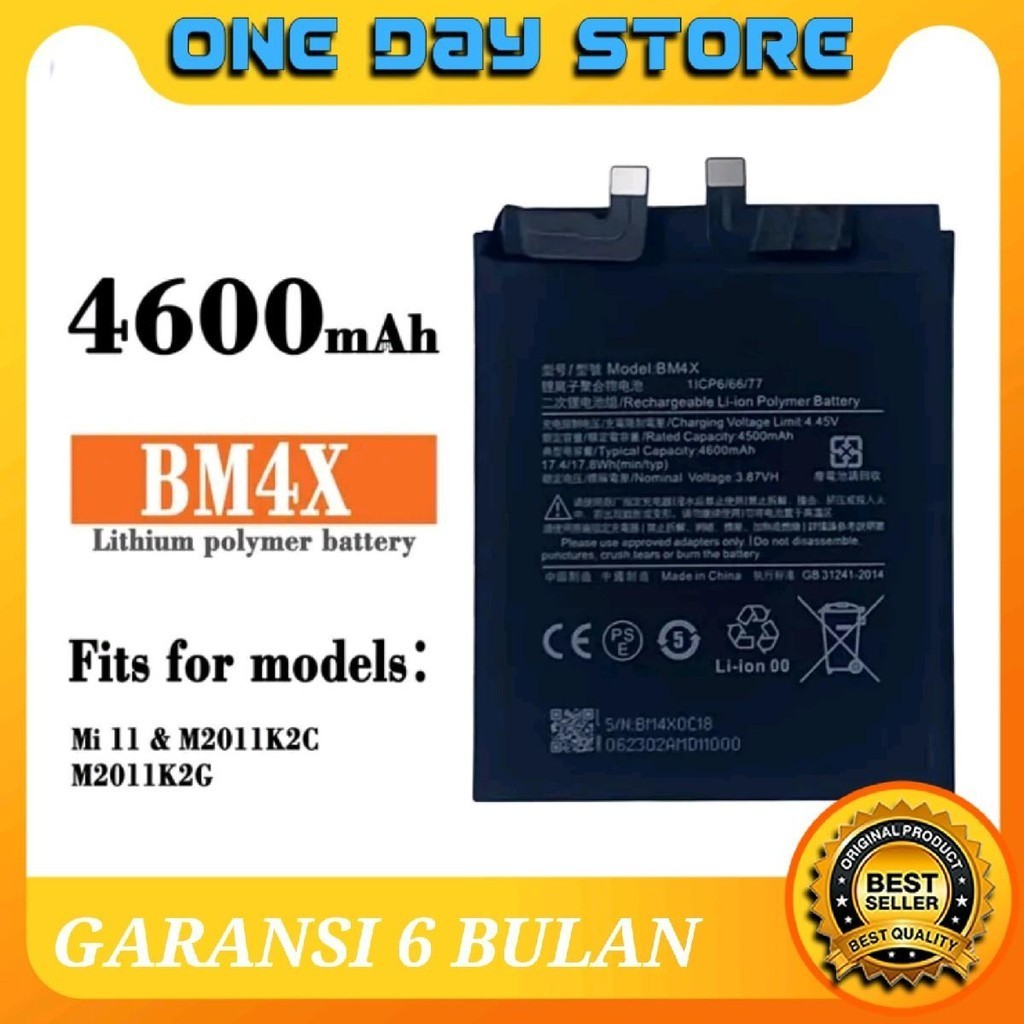 Jual BATERAI BATRAI BATTERY COMPATIBLE FOR XIAOMI MI11 MI 11 BM4X ...