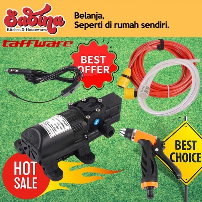 Jual Alat Steam Power Sprayer Set Cuci Motor Mobil Mini Pompa 12V 65W ...