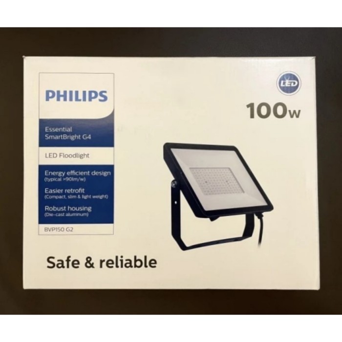 Jual PHILIPS BVP150 100W 100Watt 220V LED Flood Light Lampu Sorot IP65 | Shopee Indonesia