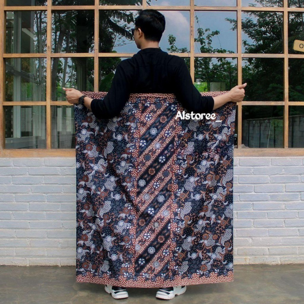 Jual Sarung Batik Laseman Gus Iqdam Printing Terbaru Pekalongan Largurda Coklatan Santri Pria ...