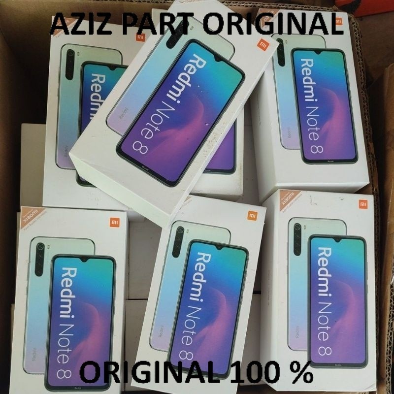 Jual KARDUS + SIM EJECTOR XIAOMI REDMI NOTE 8 ORIGINAL COPOTAN | Shopee ...