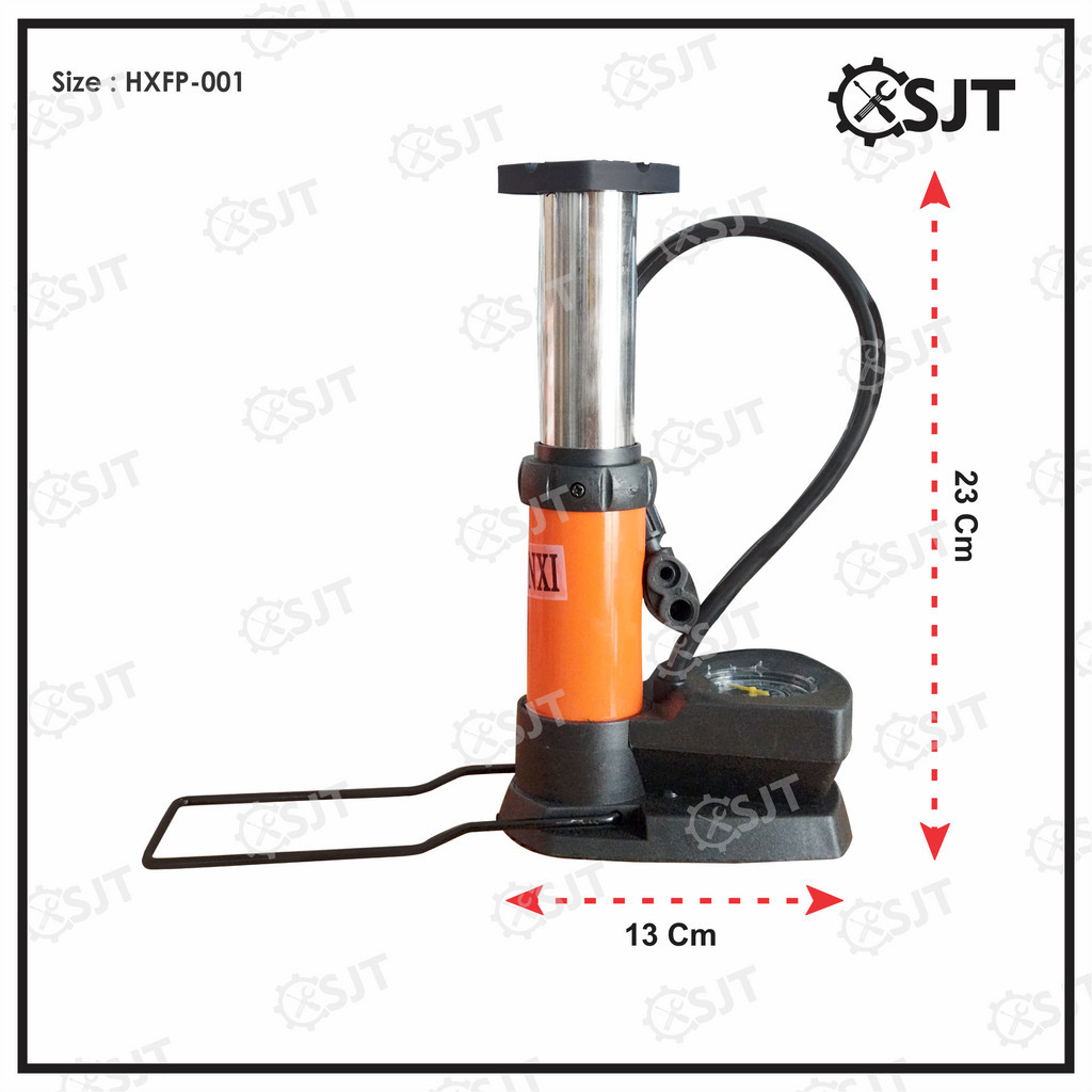 Jual SJT - Pompa Ban Mini Foot Pump Portable High Pressure Untuk ban ...