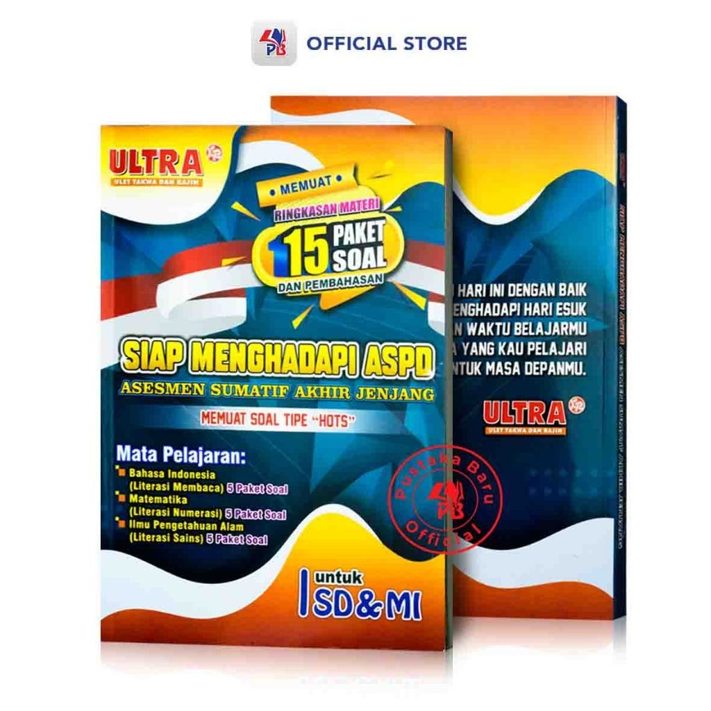 Jual Buku Ujian SD MI 2025 / Ultra Siap Menghadapi ASPD Dan ASPDBK /UAS ...