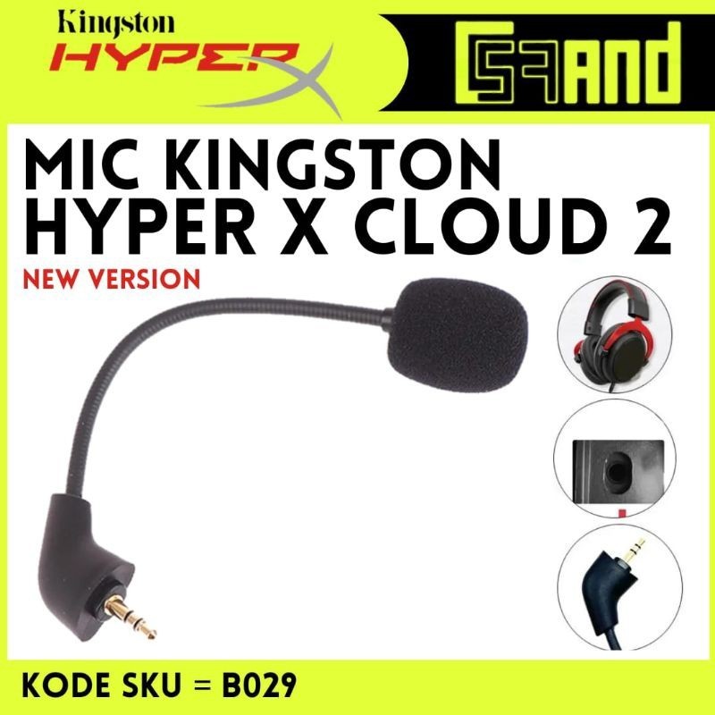 Jual Microphone Mic Hyper X Cloud II Cloud 2 Kingston Hyperx Cloud New Baru | Shopee Indonesia