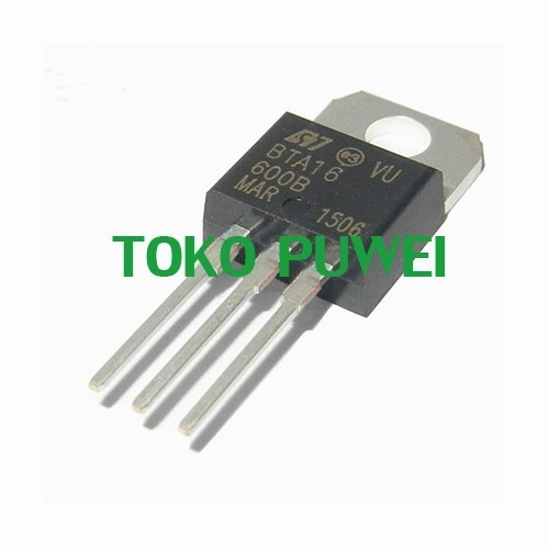 Jual BTA16-600B BTA16-600BWRG BTA16-600BRG TRIAC 16A 600V TO220 BD96 Original Quality | Shopee ...