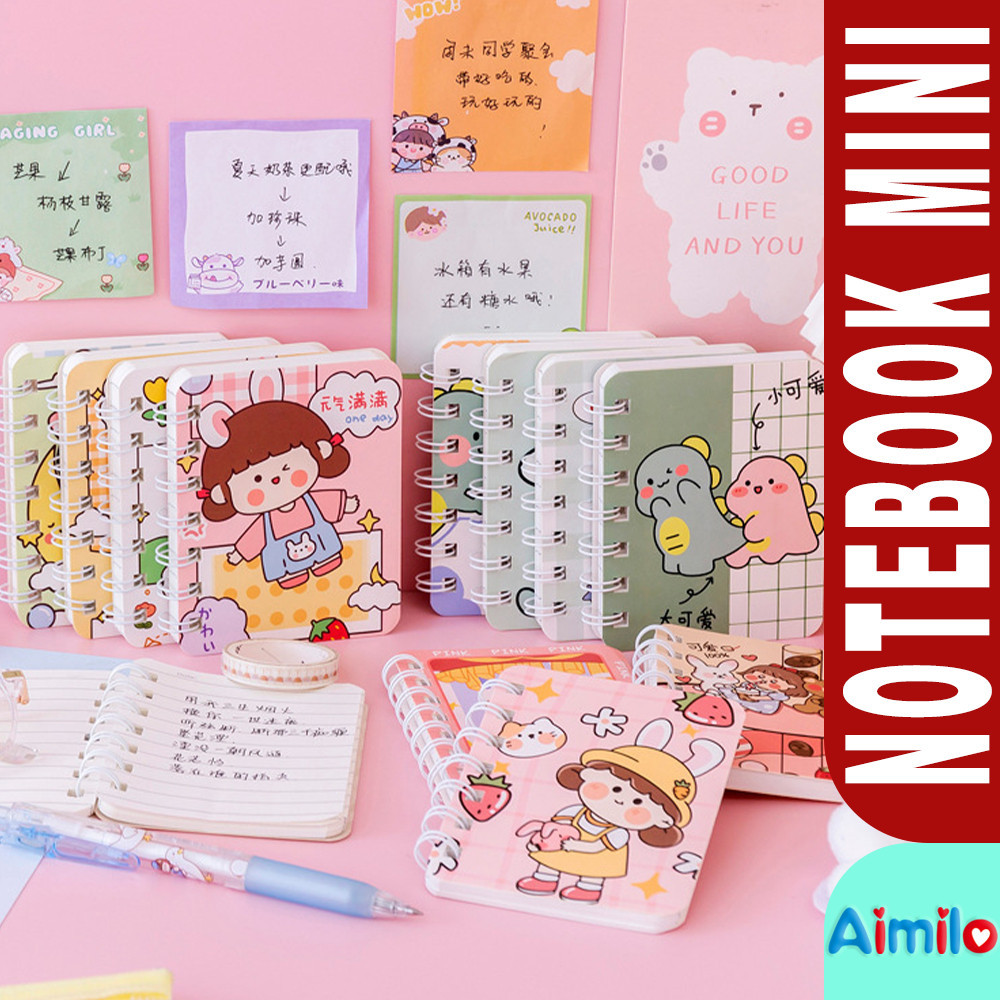 Jual Notebook Mini A7 Buku Kecil Catatan Scrapbook Mini Buku Notes ...