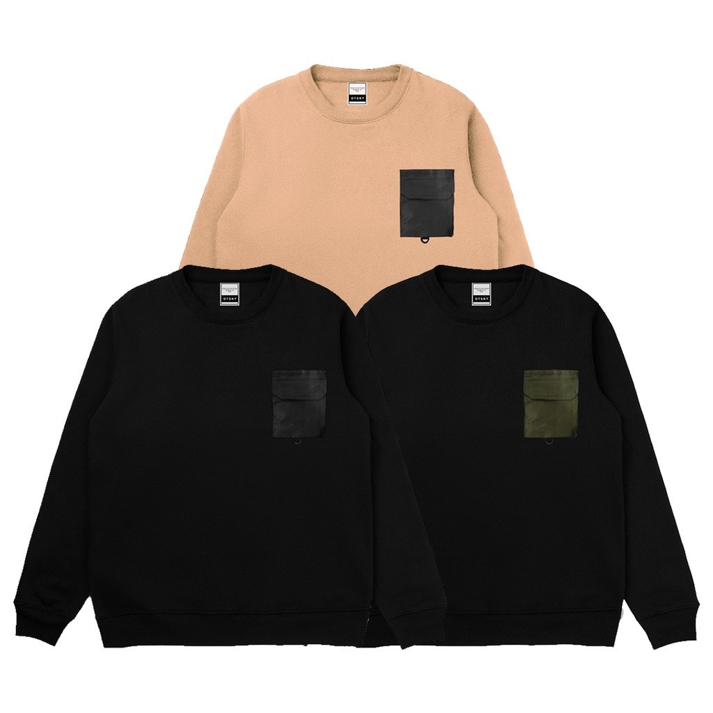 Jual Otsky Crewneck Pocket Jn Series (W) | Shopee Indonesia